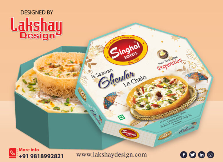 Ghewar Box Design | Lakshay Design